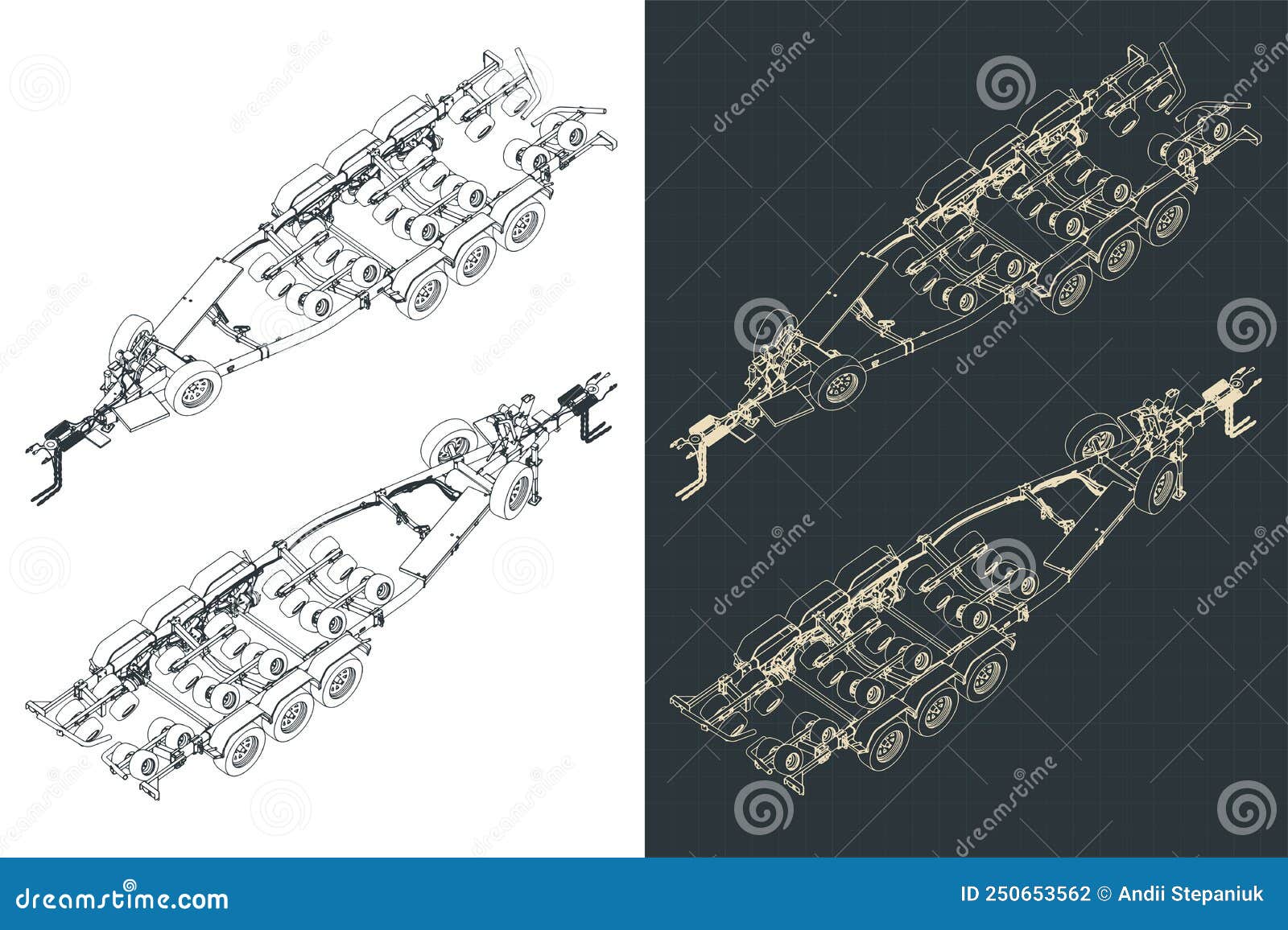 Tri Axle Stock Illustrations – 9 Tri Axle Stock Illustrations, Vectors ...