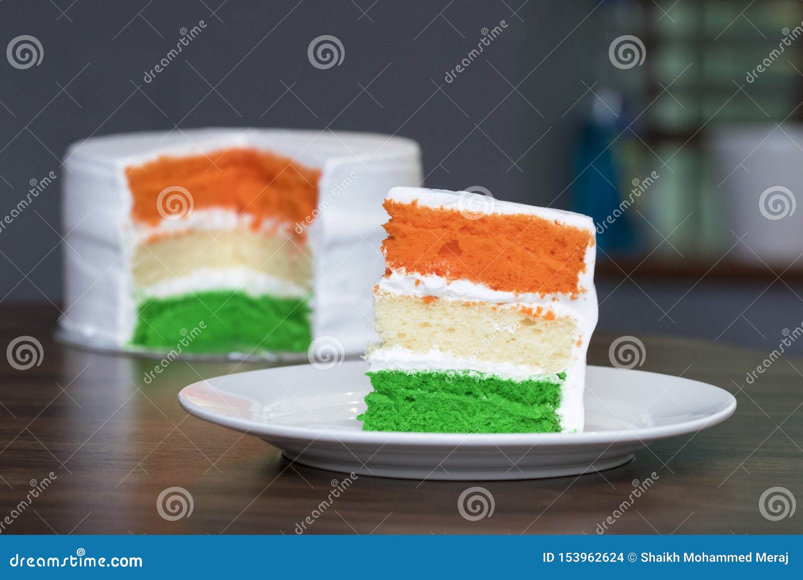 Tri-coloured or Tiranga Layed Sponge Cake for Independence/republic Day ...