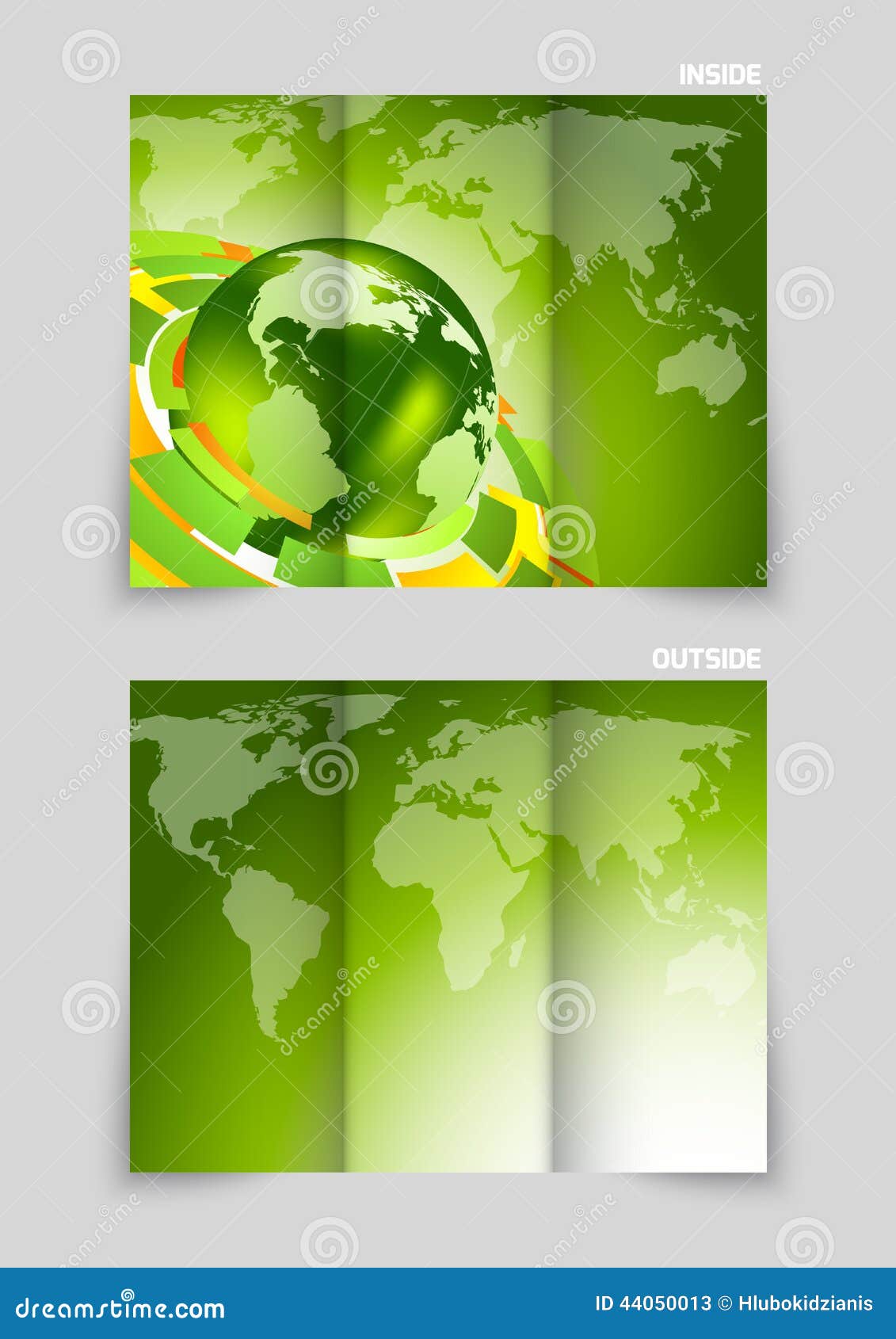 Tri-fold brochure design stock vector. Illustration of advertise - 44050013
