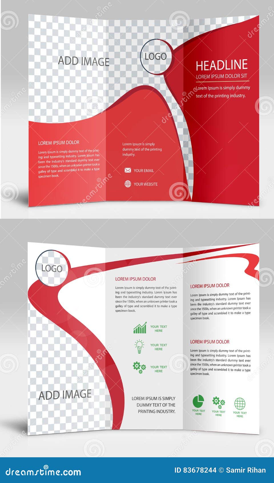 Tri Fold Red Stock Illustrations – 319 Tri Fold Red Stock Illustrations ...