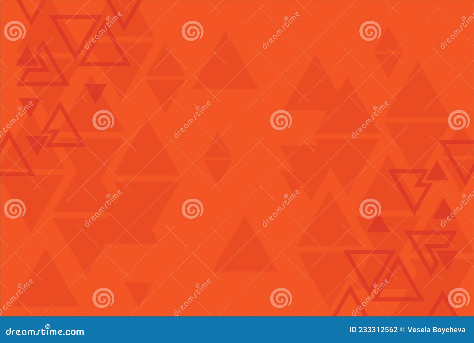 Vector Geometric Triangle Orange and Red Background, Abstract Pattern ...