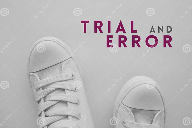 Trial and Error Problem Solving Concept Stock Image - Image of coaching ...