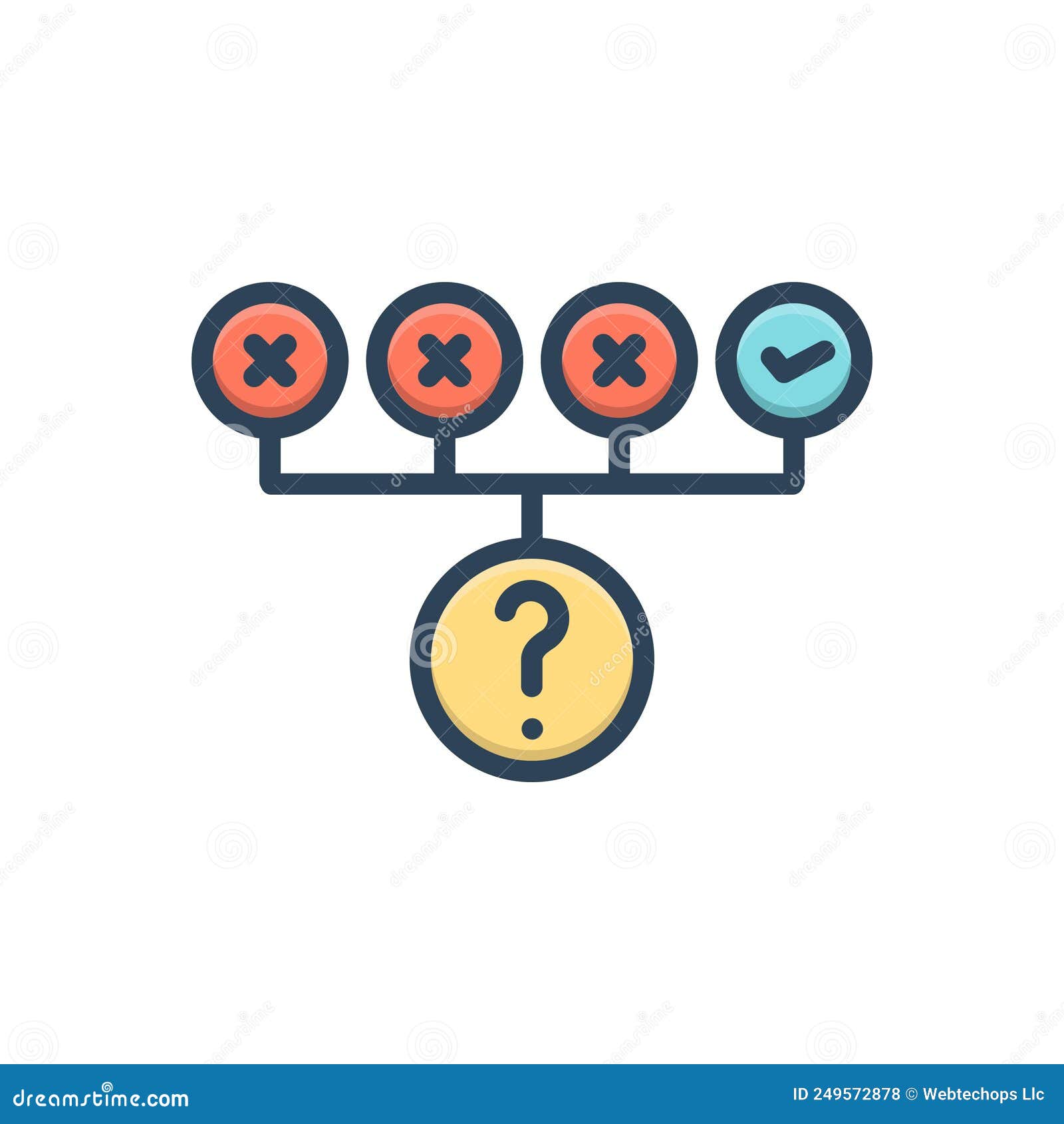 Color Illustration Icon for Trial, Exploratory and Test Stock Vector ...