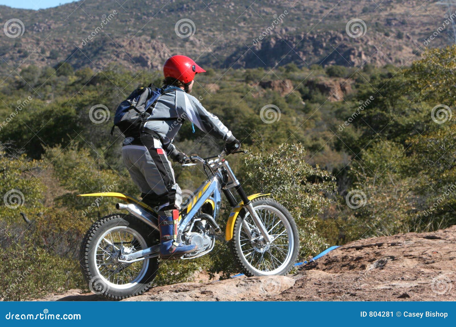 Trials bike rider stock image. Image of natural, road, riding - 804281