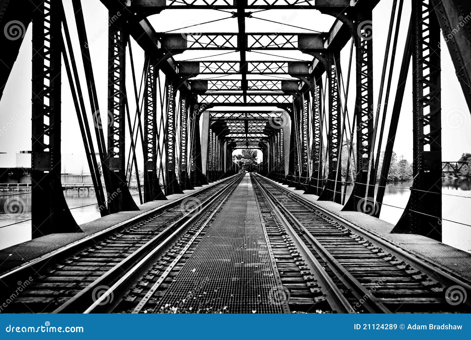 Trian Tracks stock image. Image of metal, steel, rustic - 21124289