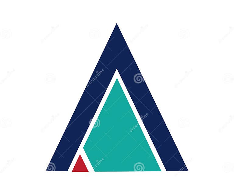 Triangel Logo Design vektor illustrationer. Illustration av geometriskt ...