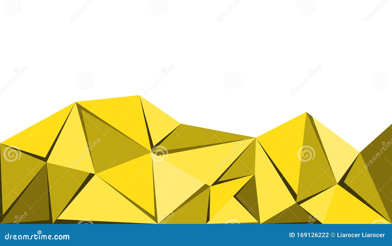 Triangle Abstract Background Texture Yellow Color Stock Vector ...