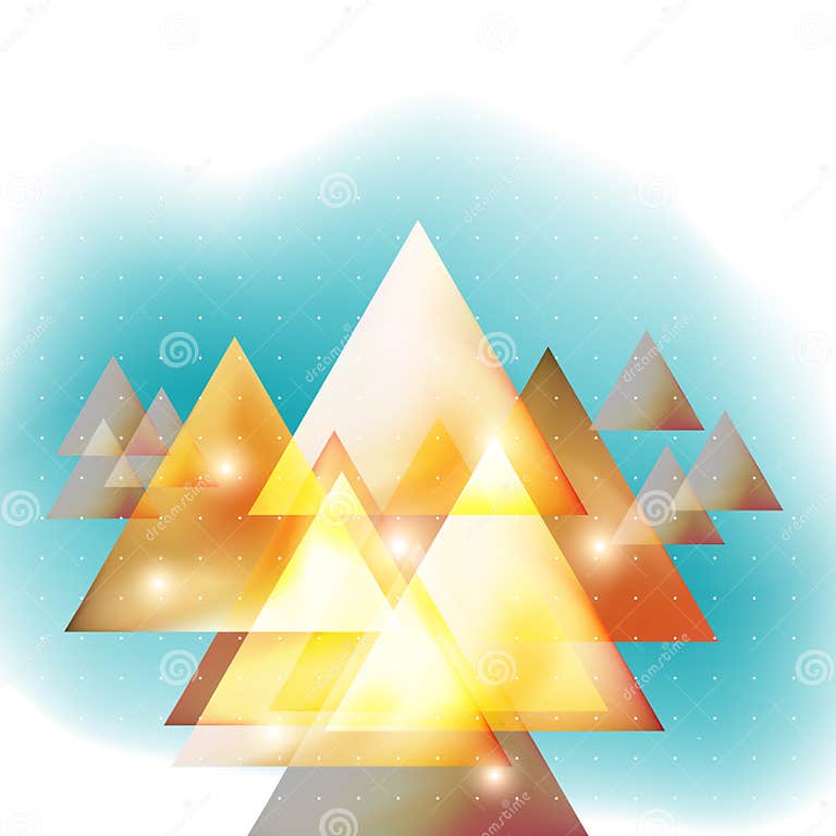 Triangle Abstract Group, Symbol of Direction, Unity, Together Stock ...
