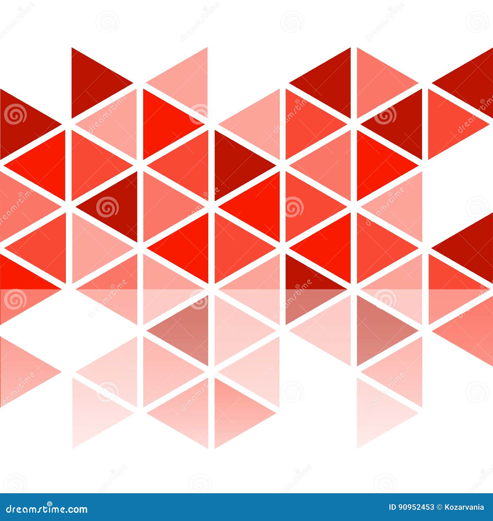 Triangle abstract red stock vector. Illustration of print - 90952453