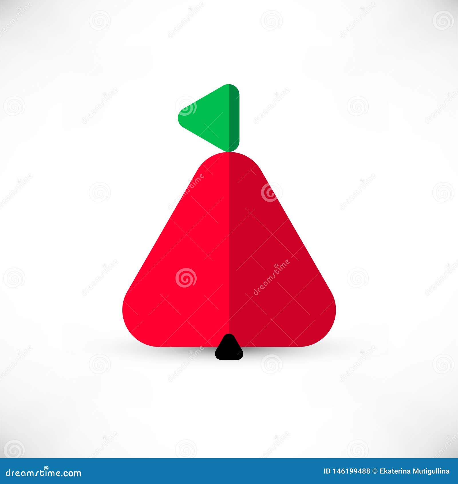 Triangle Apple Pies On White Stock Photo | CartoonDealer.com #108292008