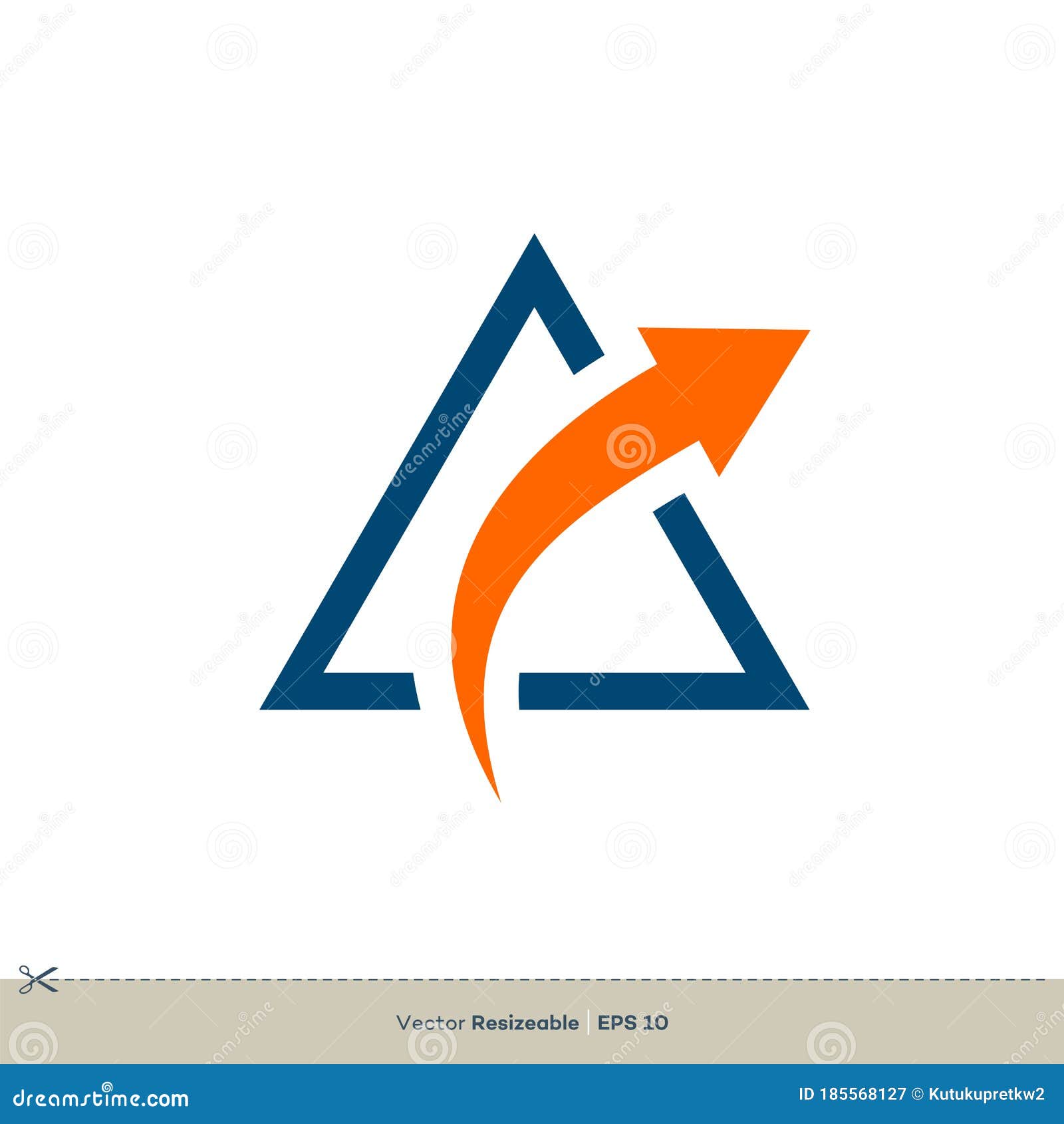 Triangle and Arrow Logo Template Illustration Design. Vector EPS 10 ...