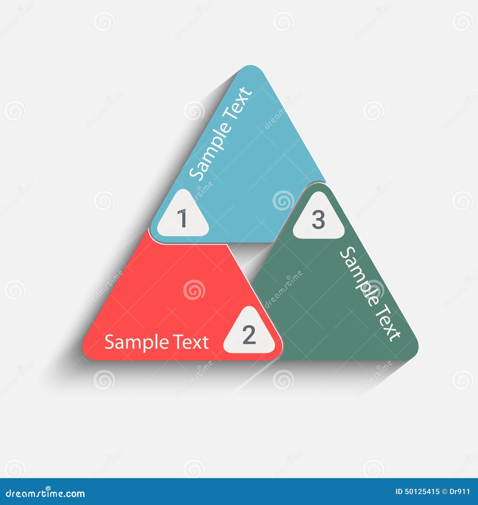 Triangle back stock vector. Illustration of layout, brochure - 50125415