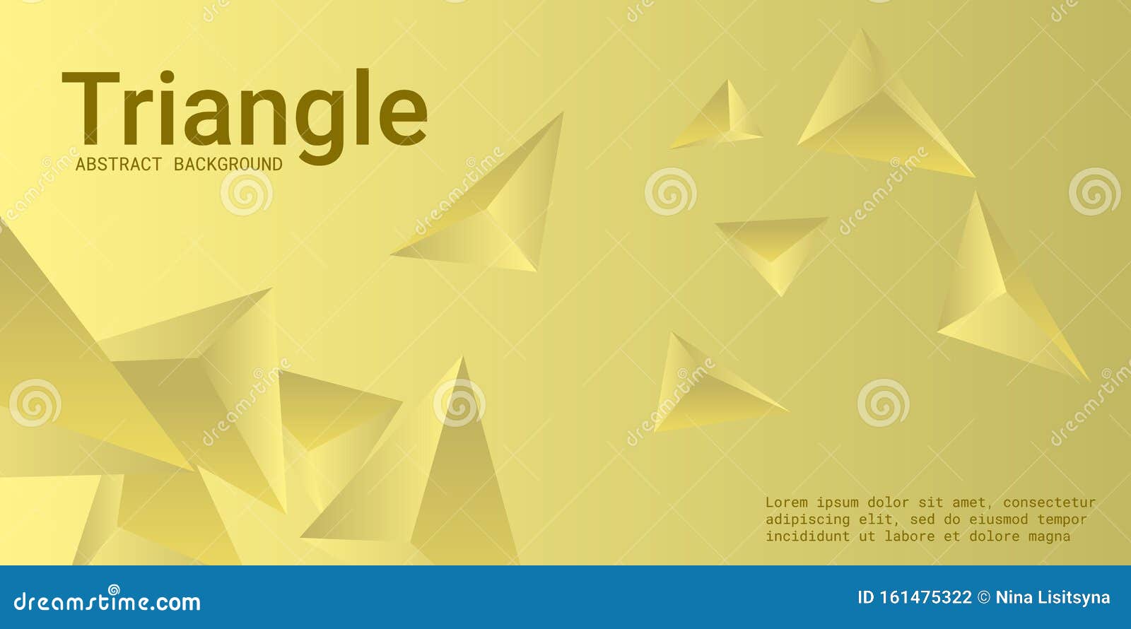 Triangle Background. Abstract Composition of Triangular Pyramids Stock ...