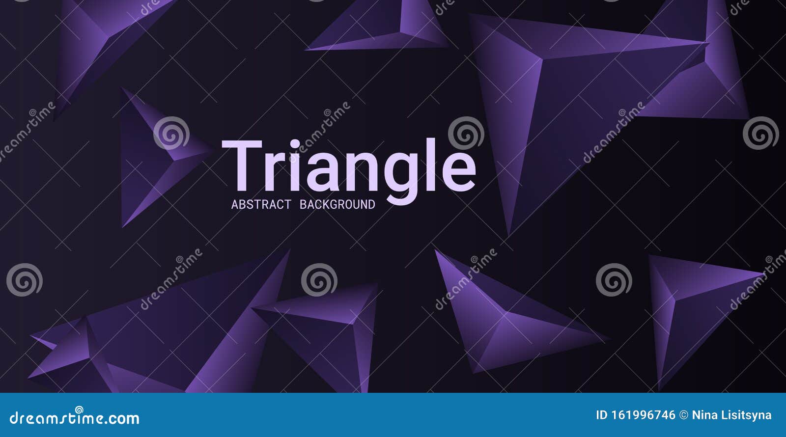 Triangle Background. Abstract Composition of Triangular Pyramids Stock ...
