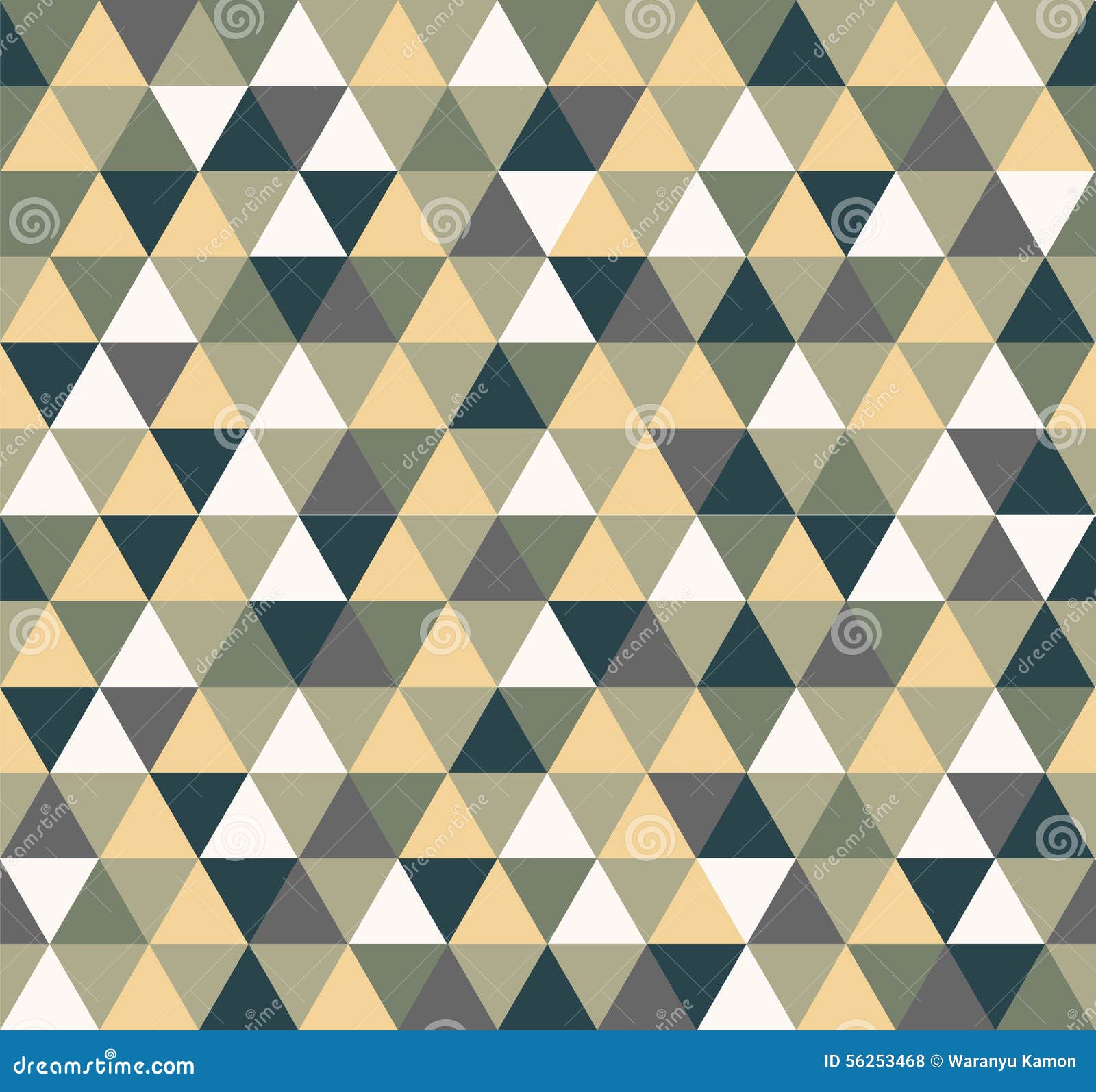 Triangle Background Green Color Stock Vector - Illustration of pattern ...