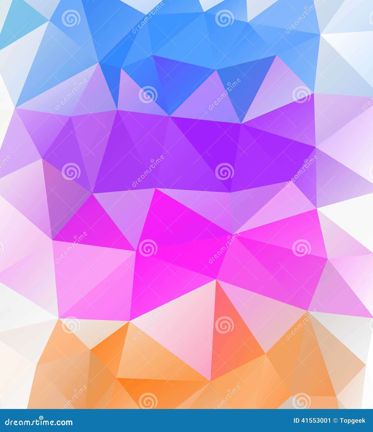 Triangle Background. Multicolor Polygons Stock Vector - Illustration of ...