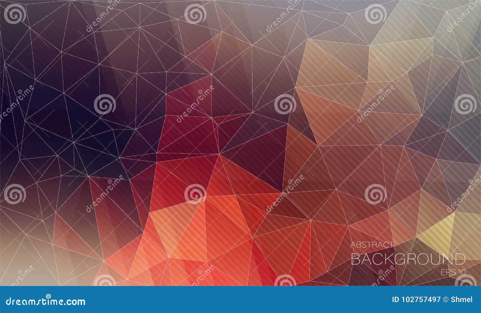 Triangle Background with Oblique Lines Stock Vector - Illustration of ...