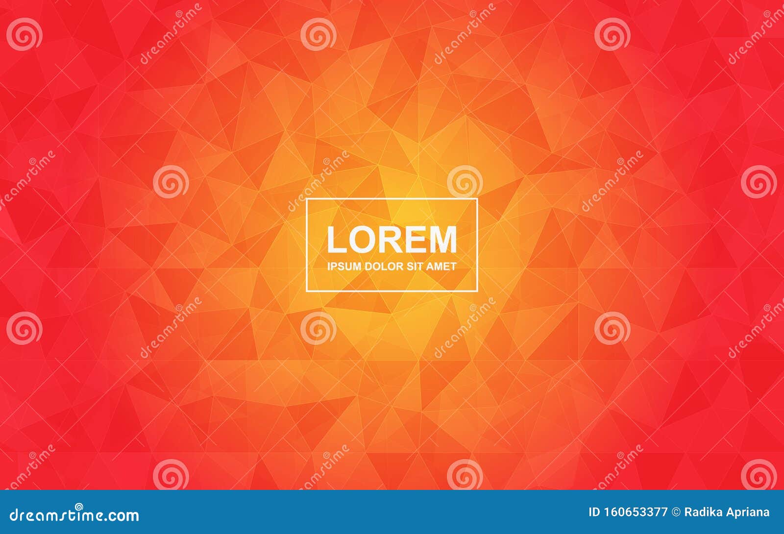Triangle Background Vector Design with Orange and Light Orange Stock ...