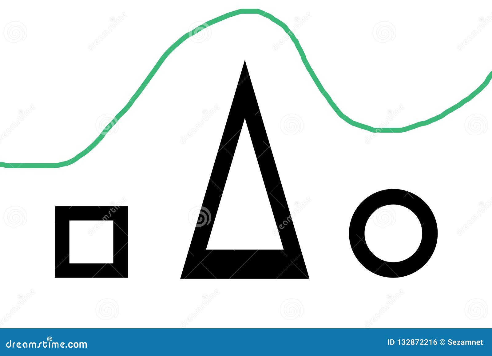 Triangle Ball Square Principles of Correct Composition Stock ...