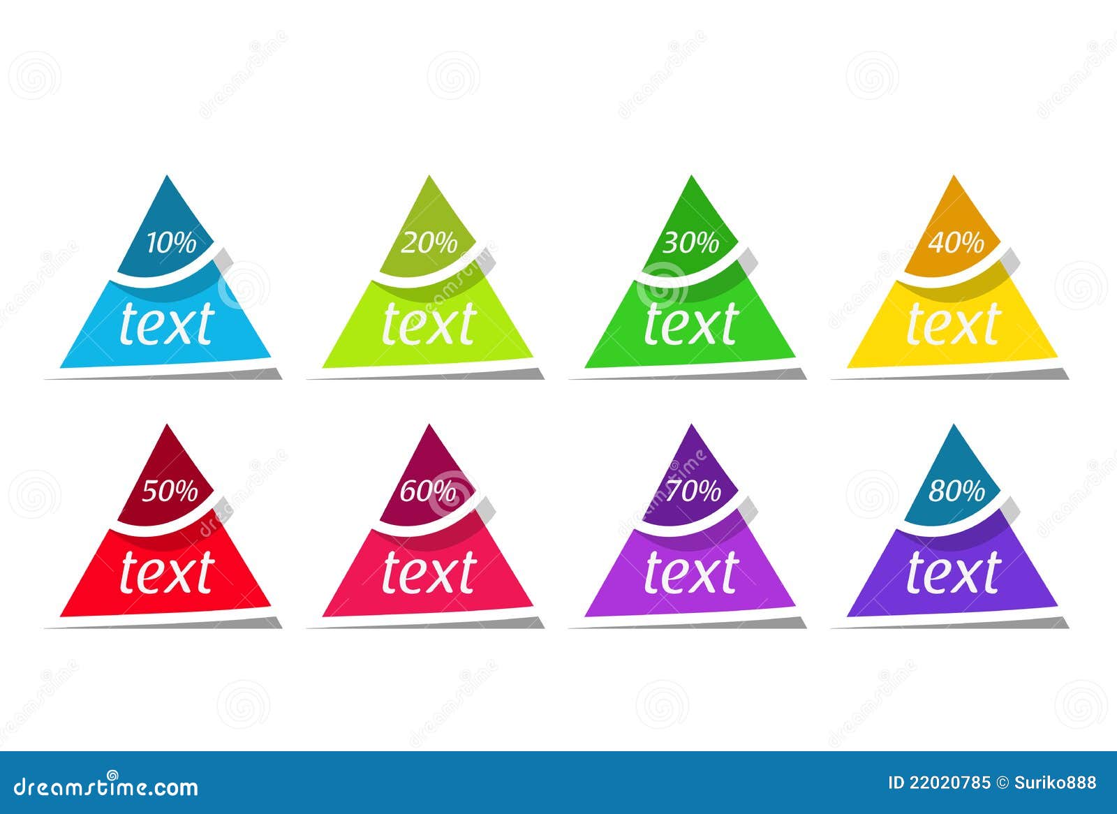 Triangle banners stock vector. Illustration of lines - 22020785