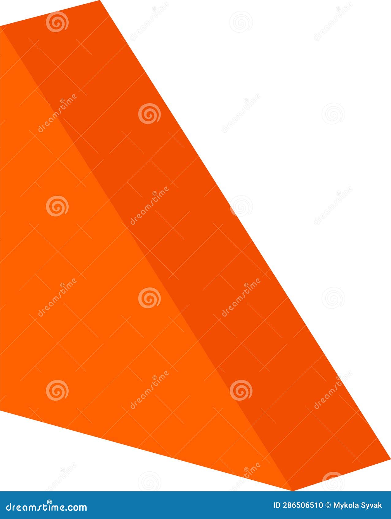 Triangle Block Toy stock vector. Illustration of game - 286506510