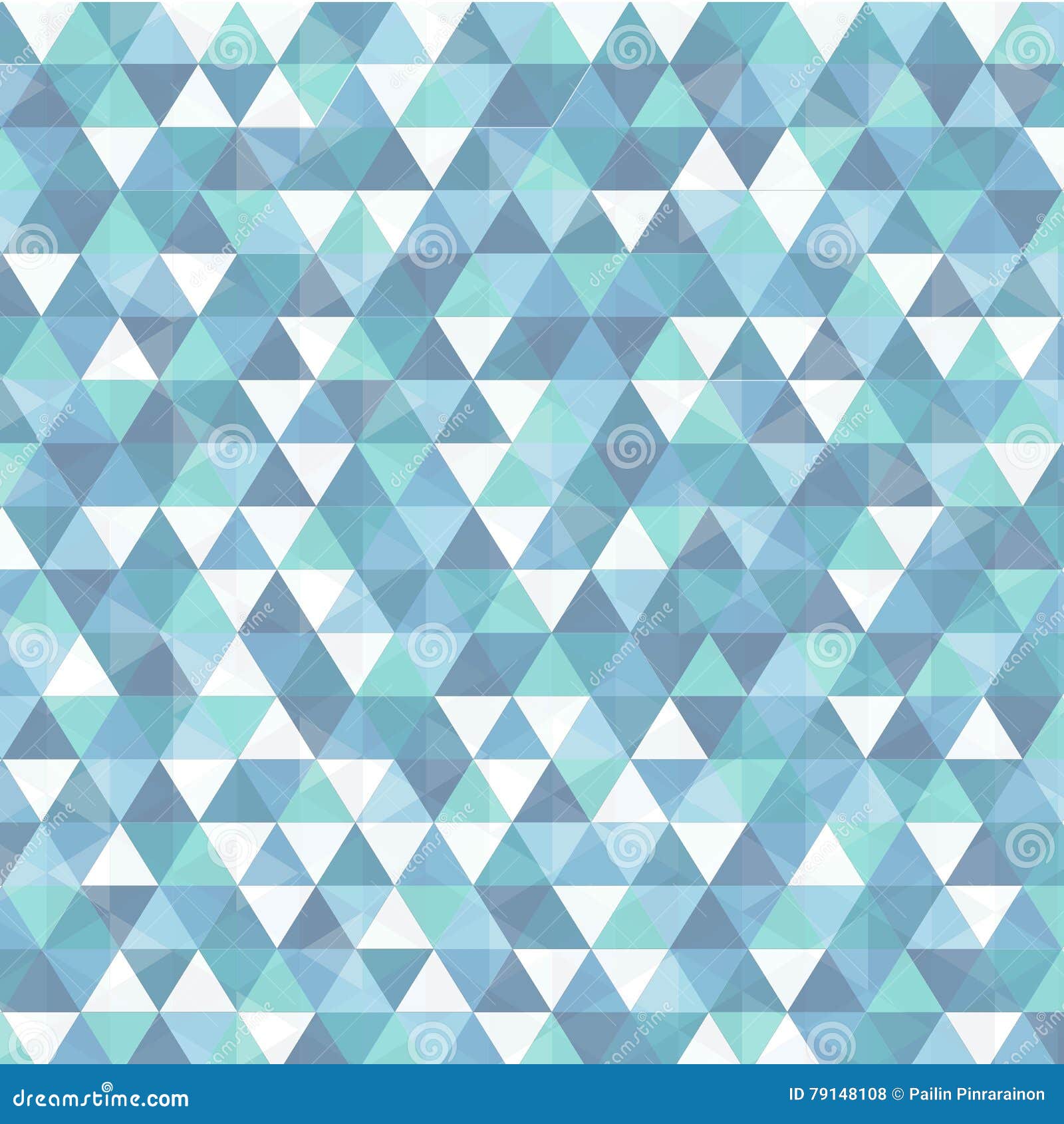 Triangle in Blue Abstract Background Stock Illustration - Illustration ...