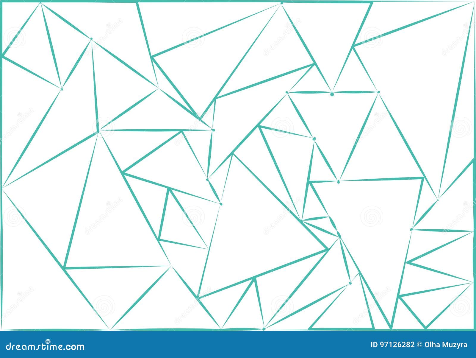 Triangle Blue Contour Background Stock Vector - Illustration of ...