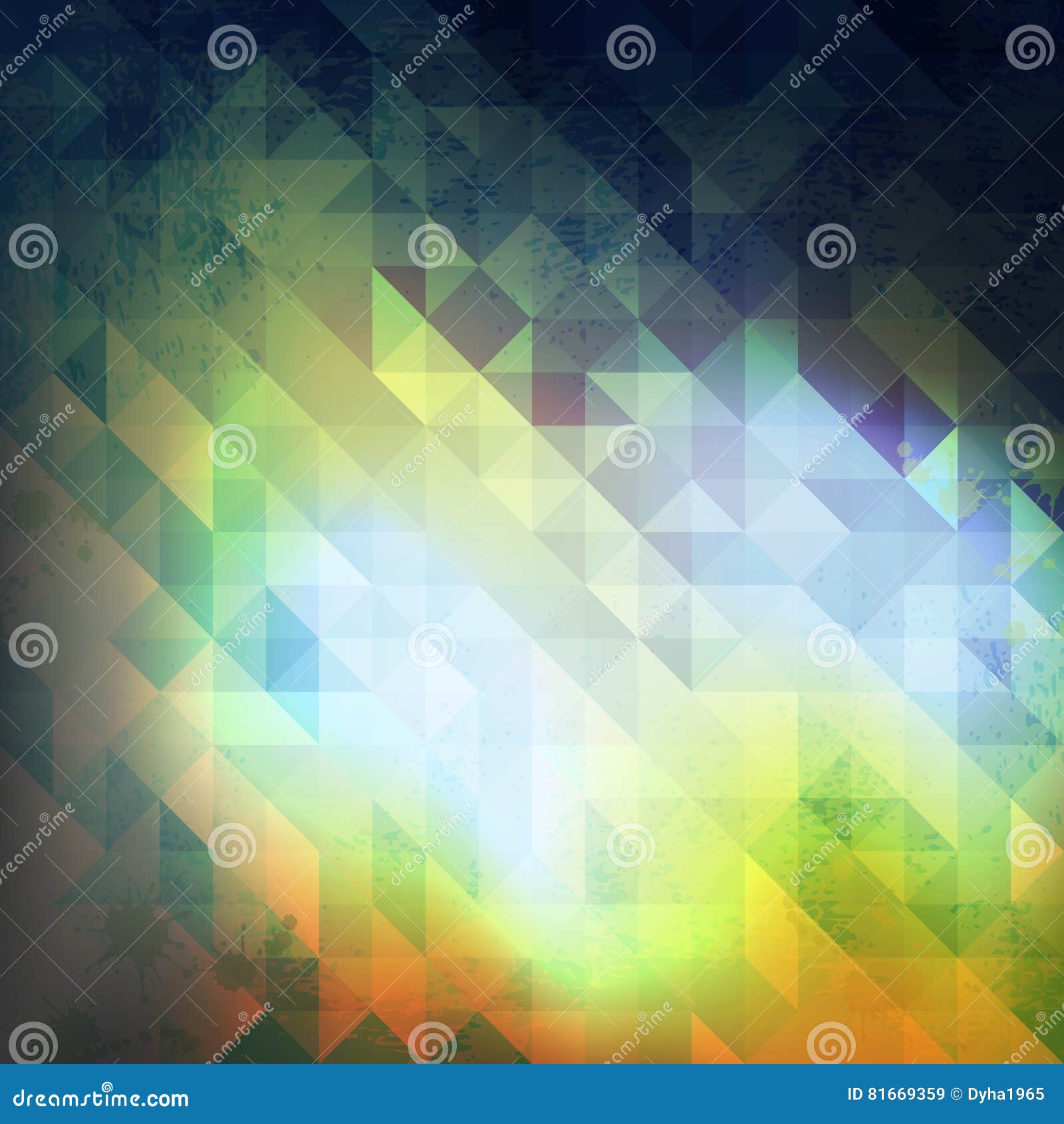 Triangle blue grunge 03 stock vector. Illustration of abstract - 81669359