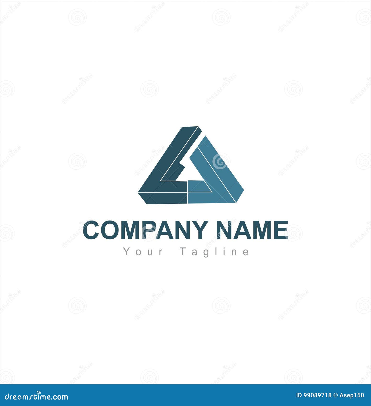 Triangle company logo stock vector. Illustration of create - 99089718