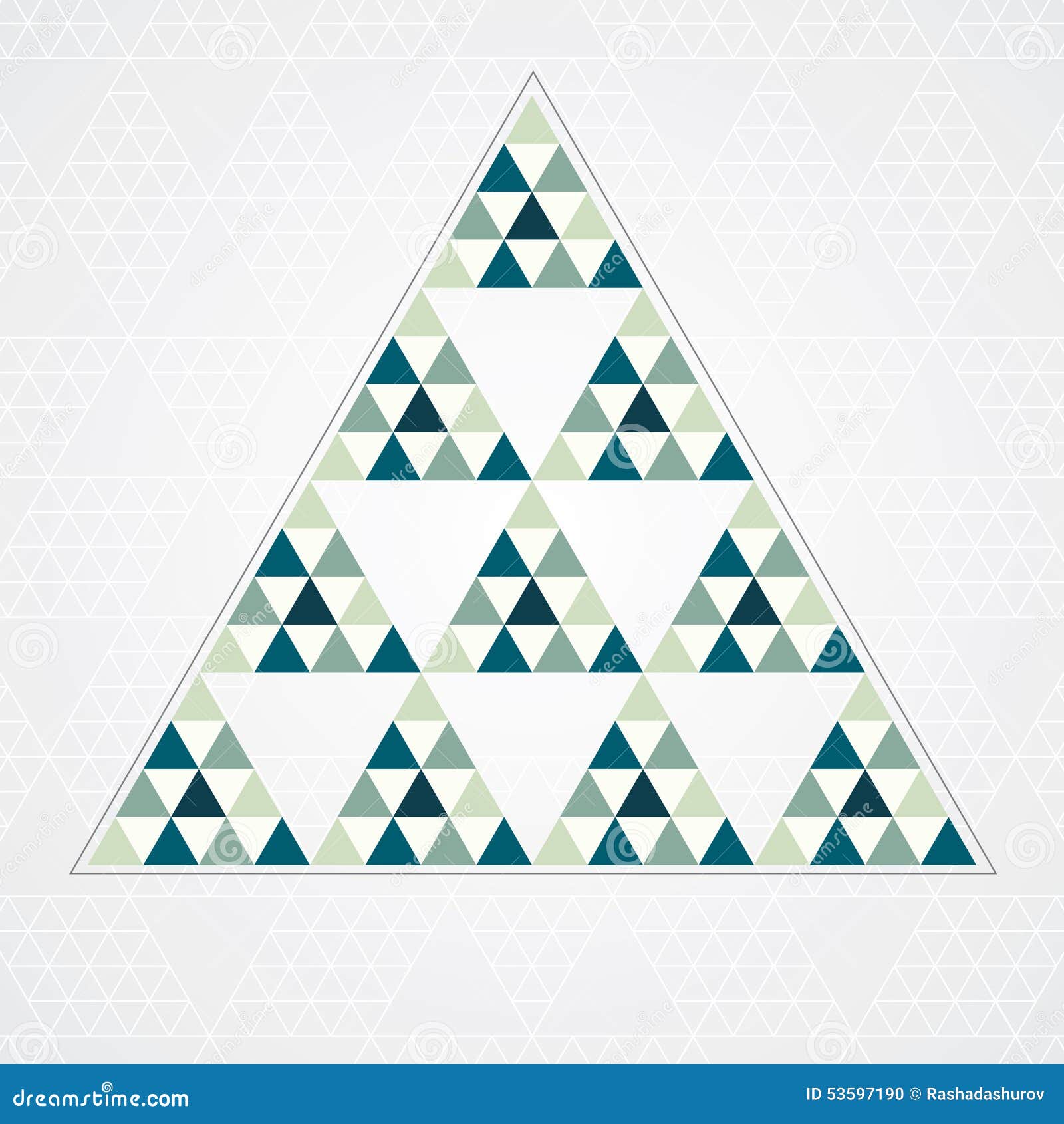 Triangle blue pattern stock vector. Illustration of texture - 53597190