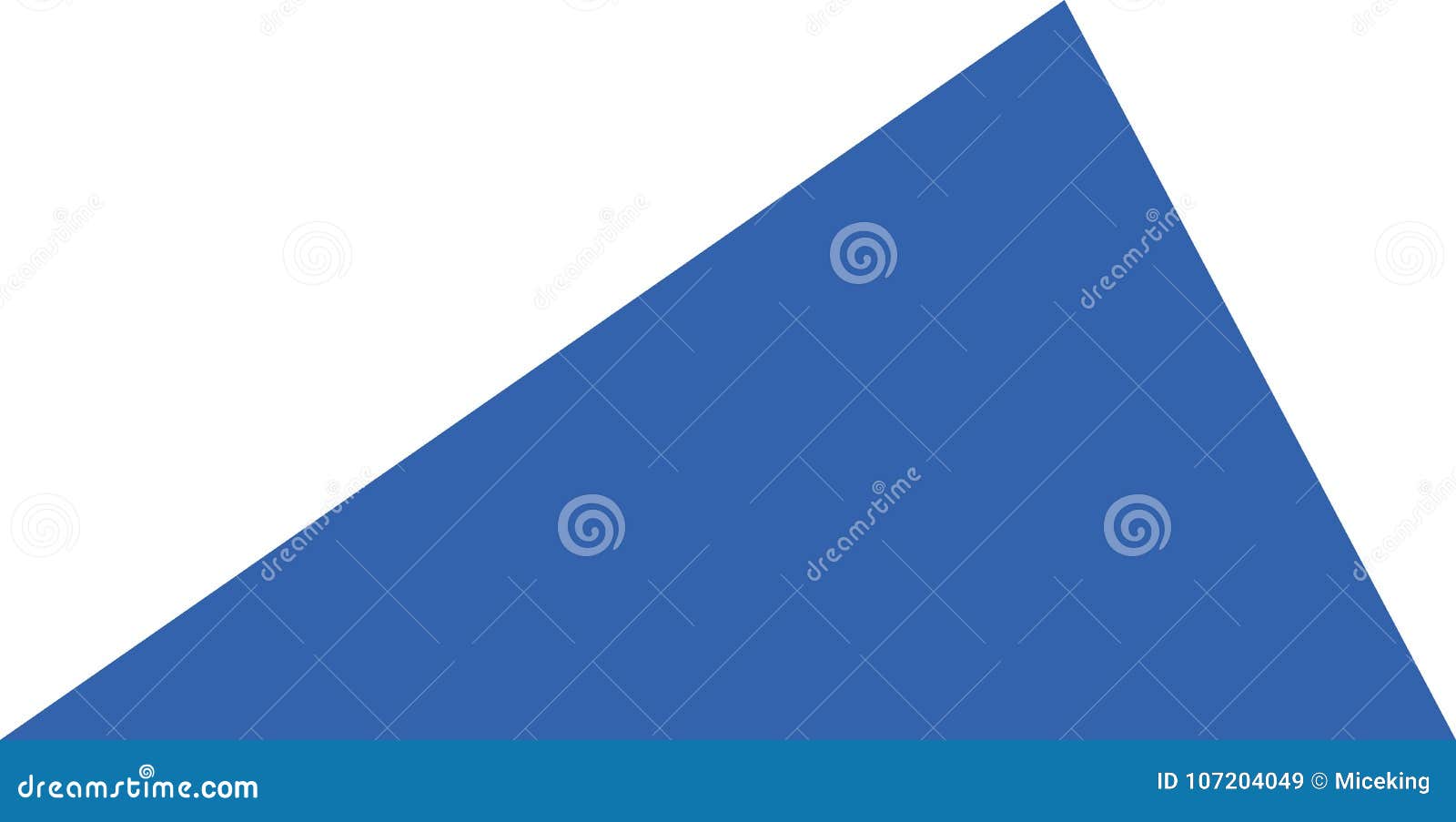 Triangle blue vector stock vector. Illustration of symbol - 107204049