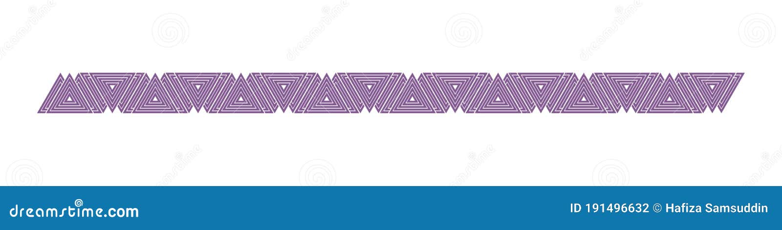 Triangle Border Design. Vector Illustration Decorative Design Stock ...