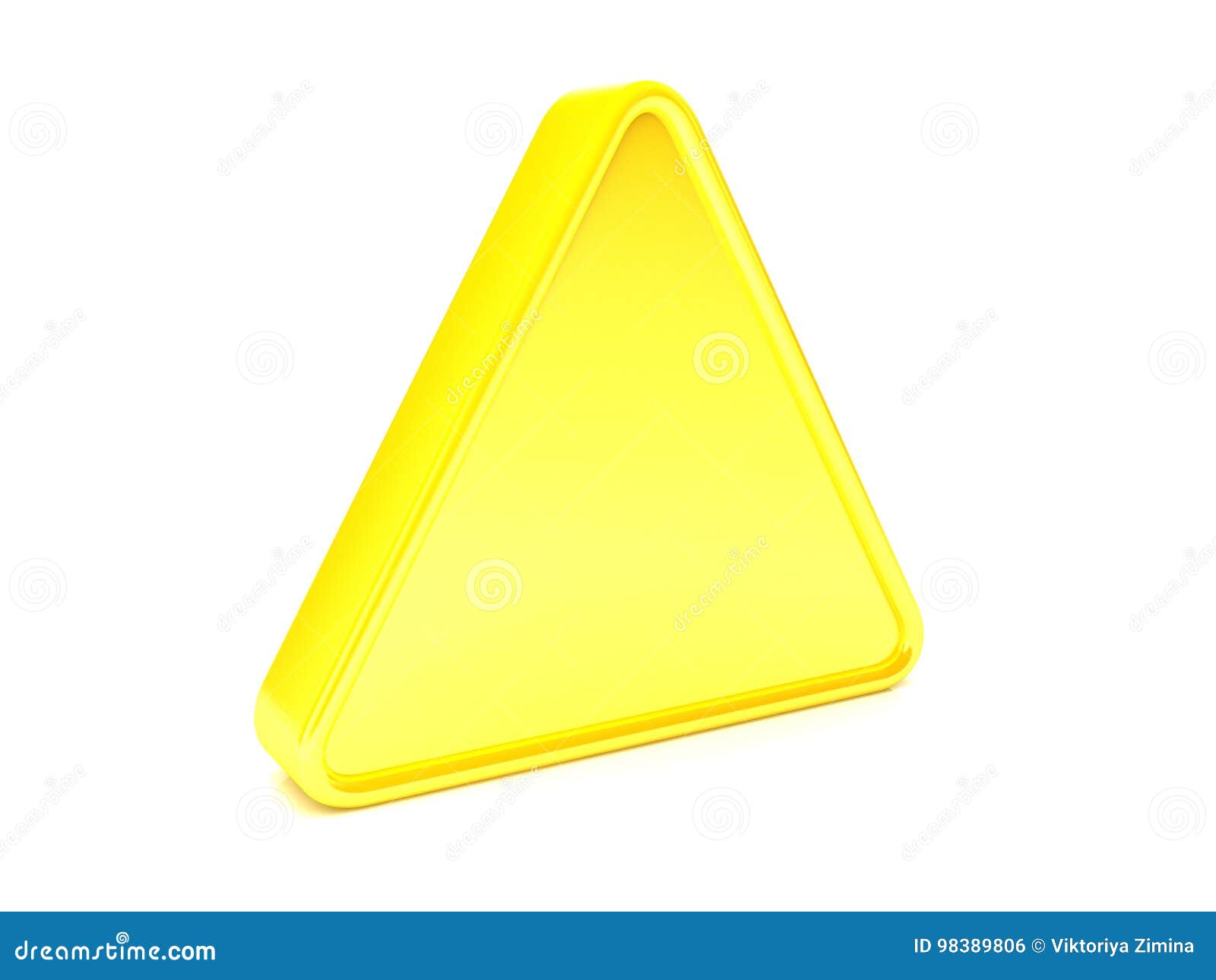 Triangle, Bordure, Signe Jaune Illustration Stock - Illustration du ...