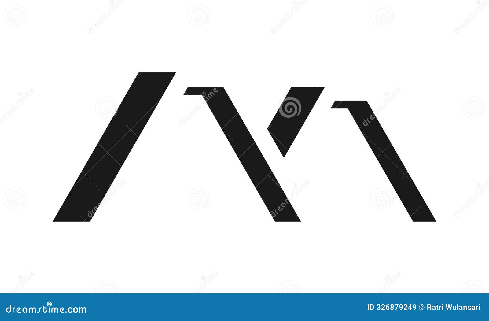 Triangle Bridge Symbol Design Vector Stock Illustration - Illustration ...