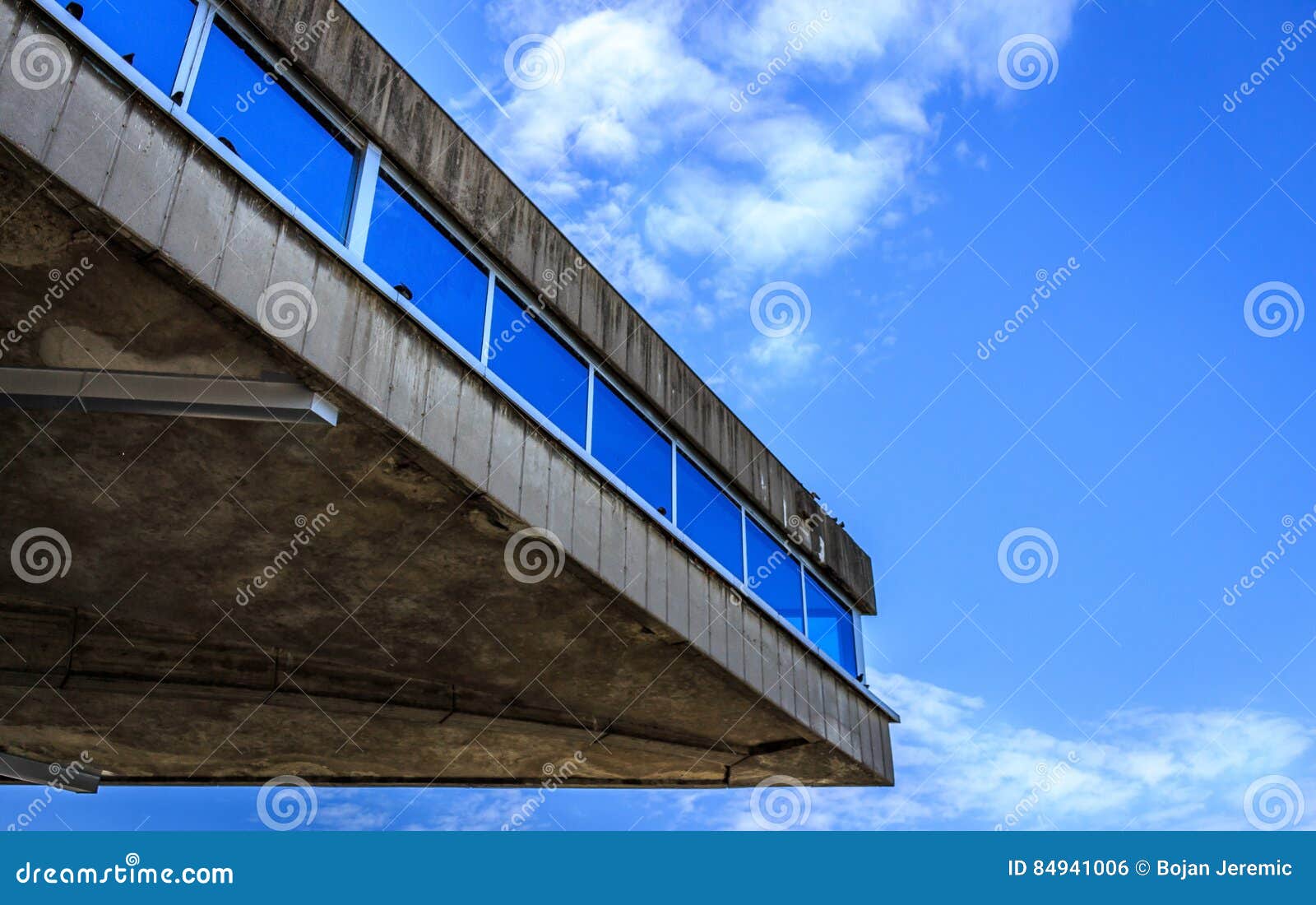 Triangle Building with Glass Windows Stock Photo - Image of triangle ...
