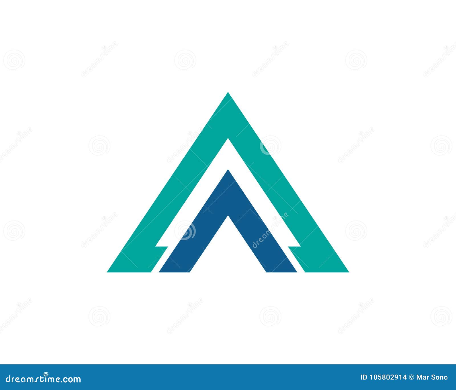 Triangle Business Logo and Symbols App Template Stock Vector ...