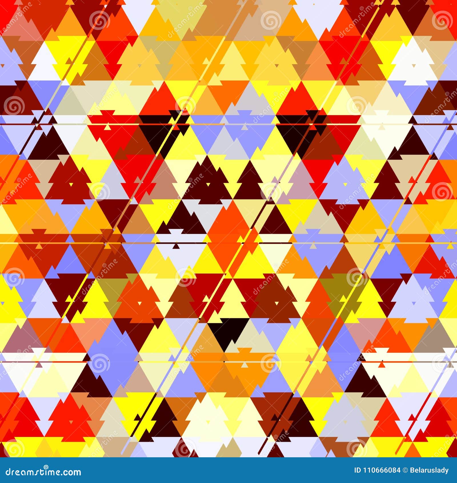 Triangle Camouflage Rainbow Pattern, Effect Leafs, Sand, in Red, Orange ...