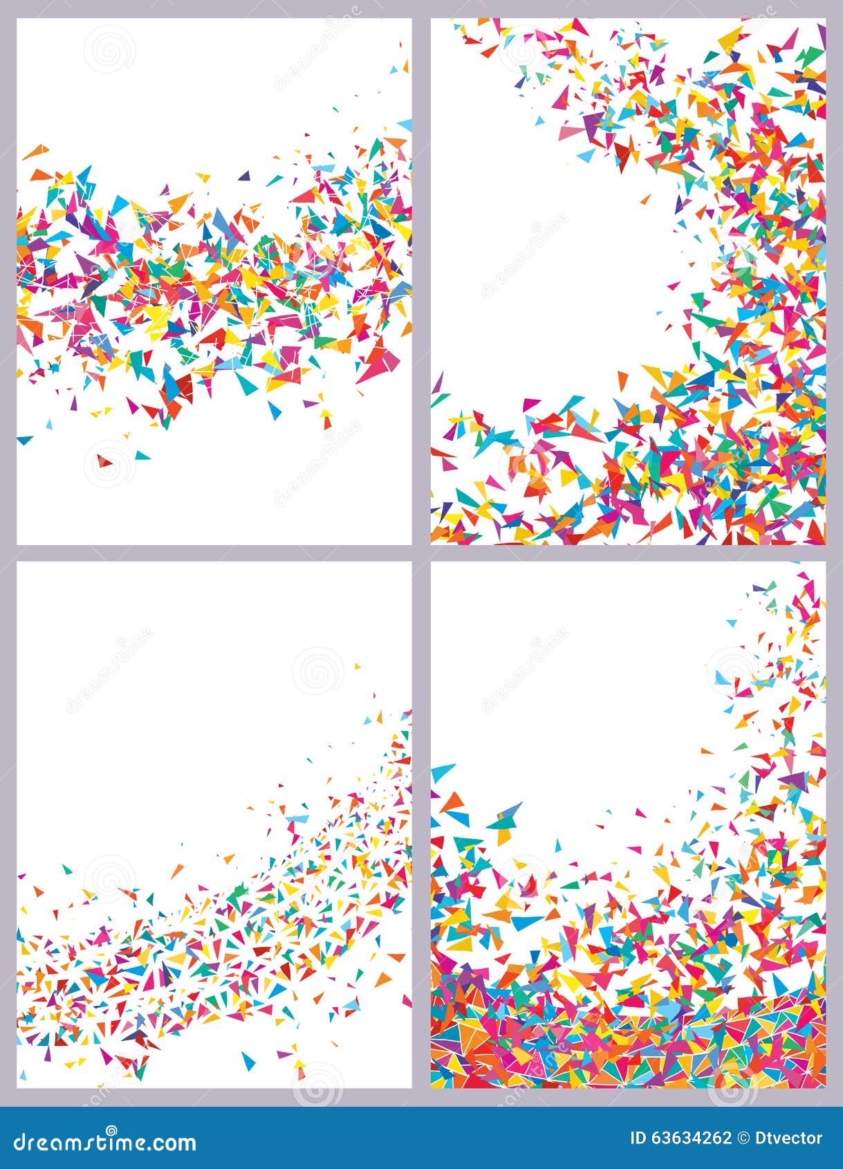 Card With Colorful Fishes. Vector Illustration. Cartoon Style. Greeting ...