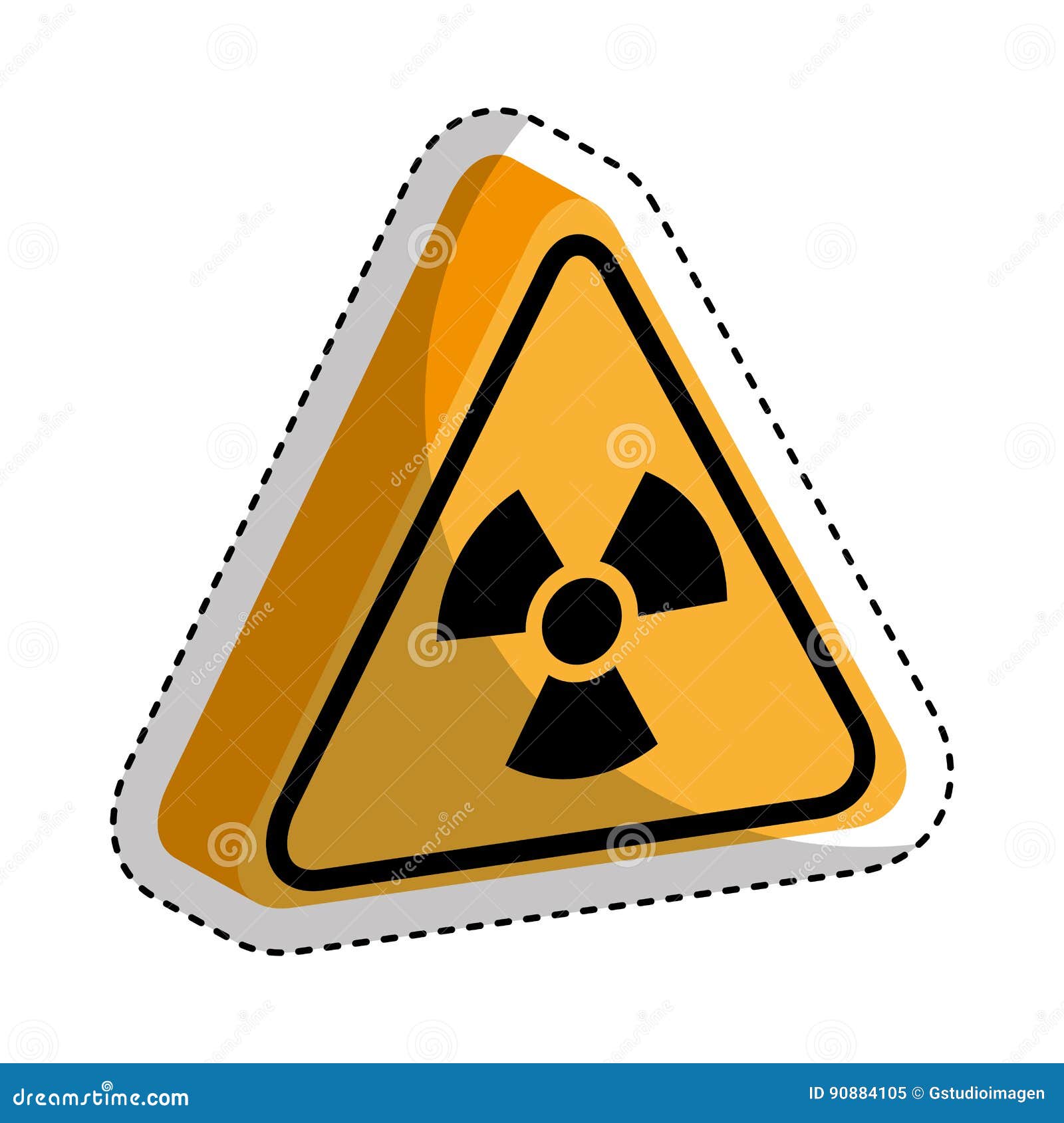 Triangle Caution Signal Icon Stock Vector - Illustration of caution ...