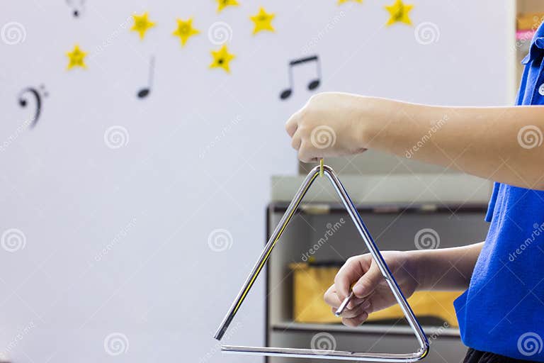 The triangle stock image. Image of children, child, playing - 64105693