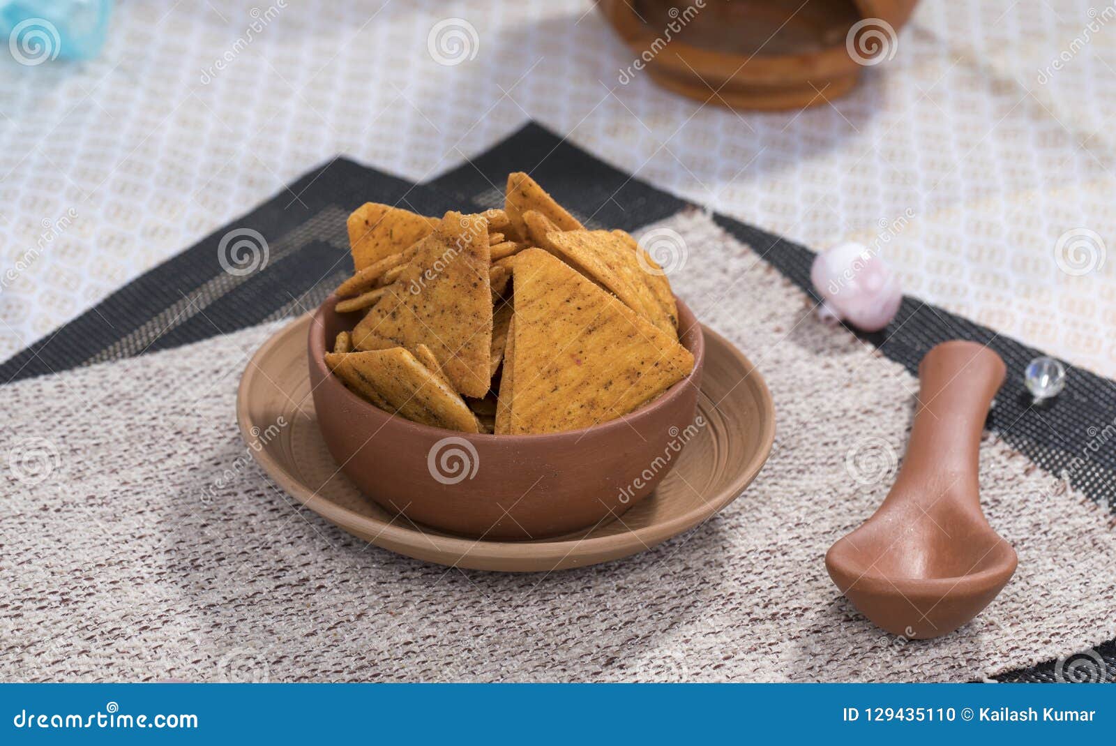 Triangle Chips stock photo. Image of chip, life, foodstuff - 129435110