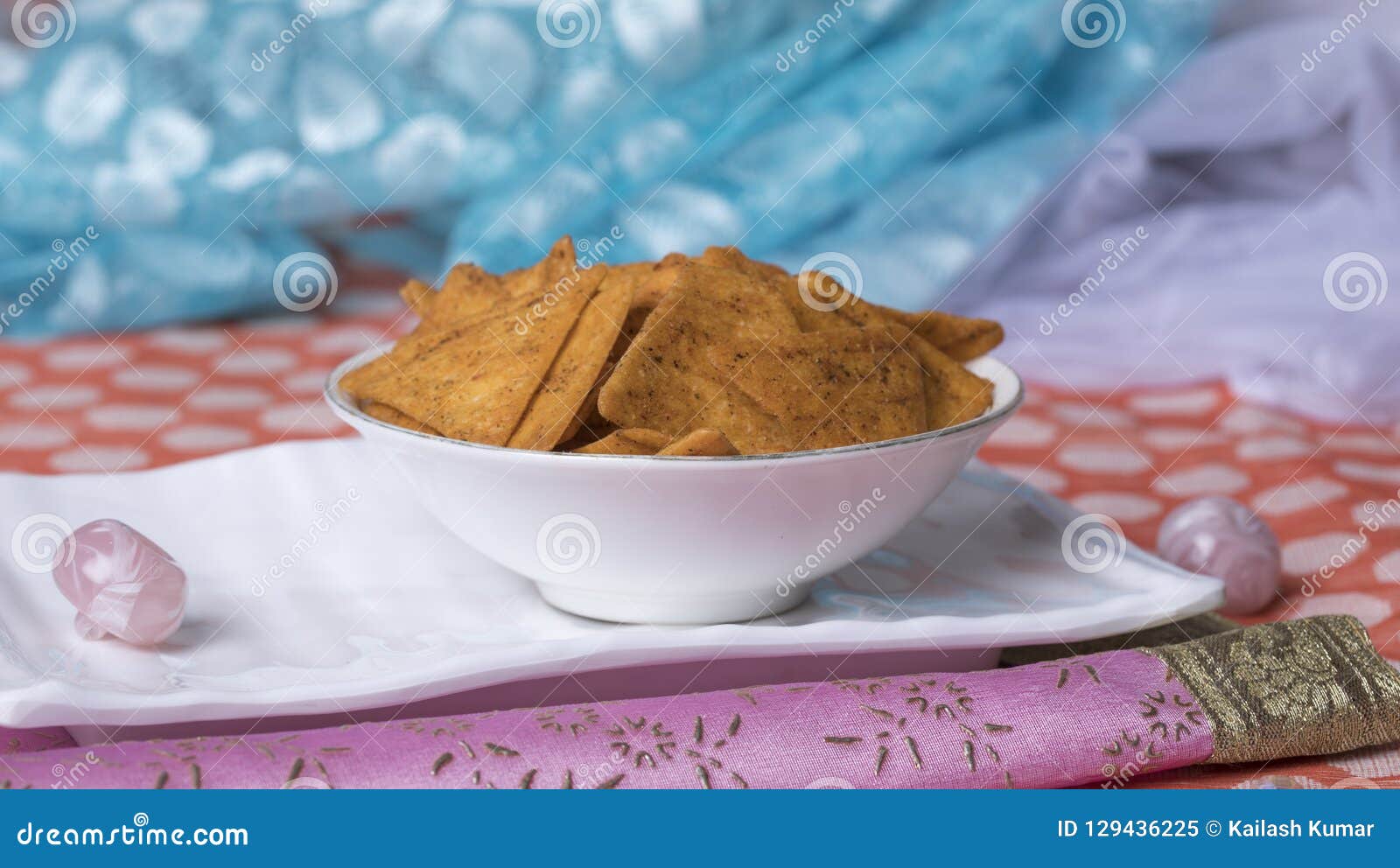Triangle Chips stock image. Image of nourishment, consume - 129436225
