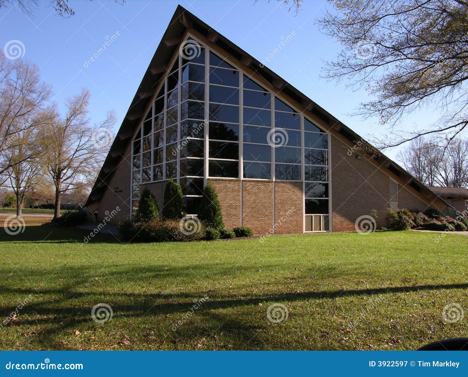 Triangle Church stock image. Image of building, praying - 3922597