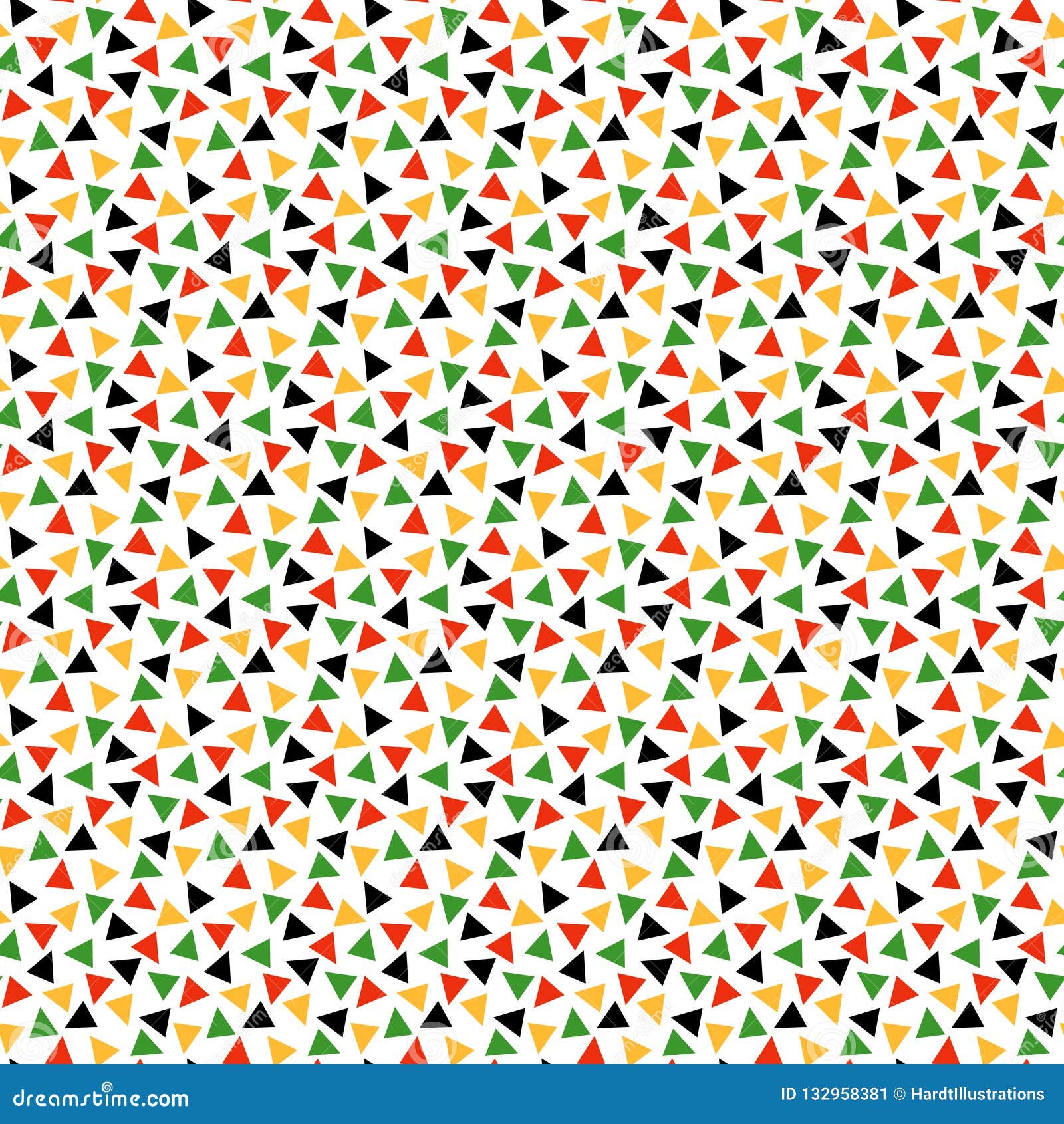 Triangle Confetti Seamless Pattern Stock Vector - Illustration of ...