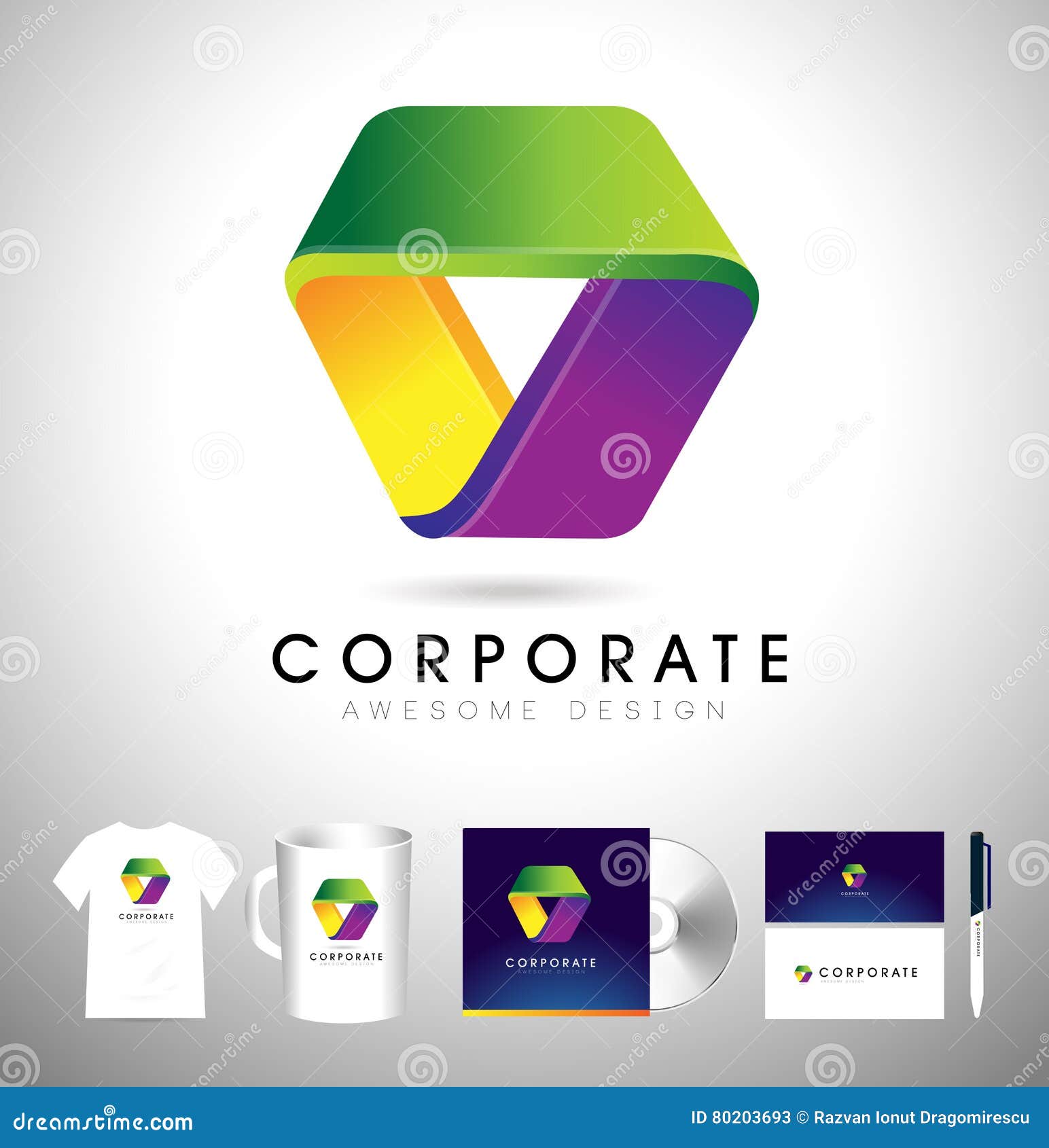 Triangle Corporate Logo. Triangle Icon Vector Stock Vector ...