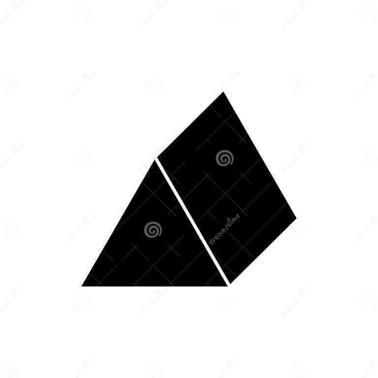 Triangle 3d icon vector stock vector. Illustration of logo - 290105766