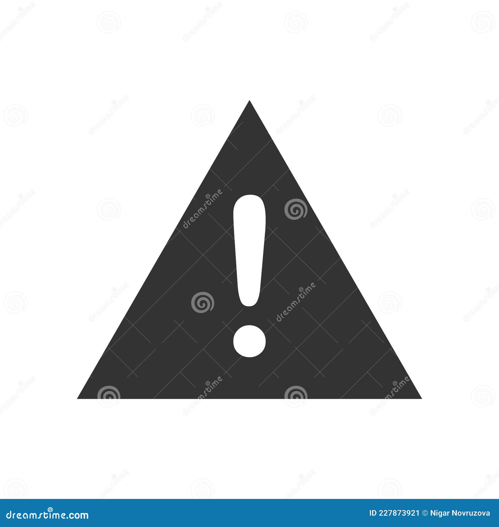Triangle Danger Symbol Isolated Vector Icon Stock Vector - Illustration ...