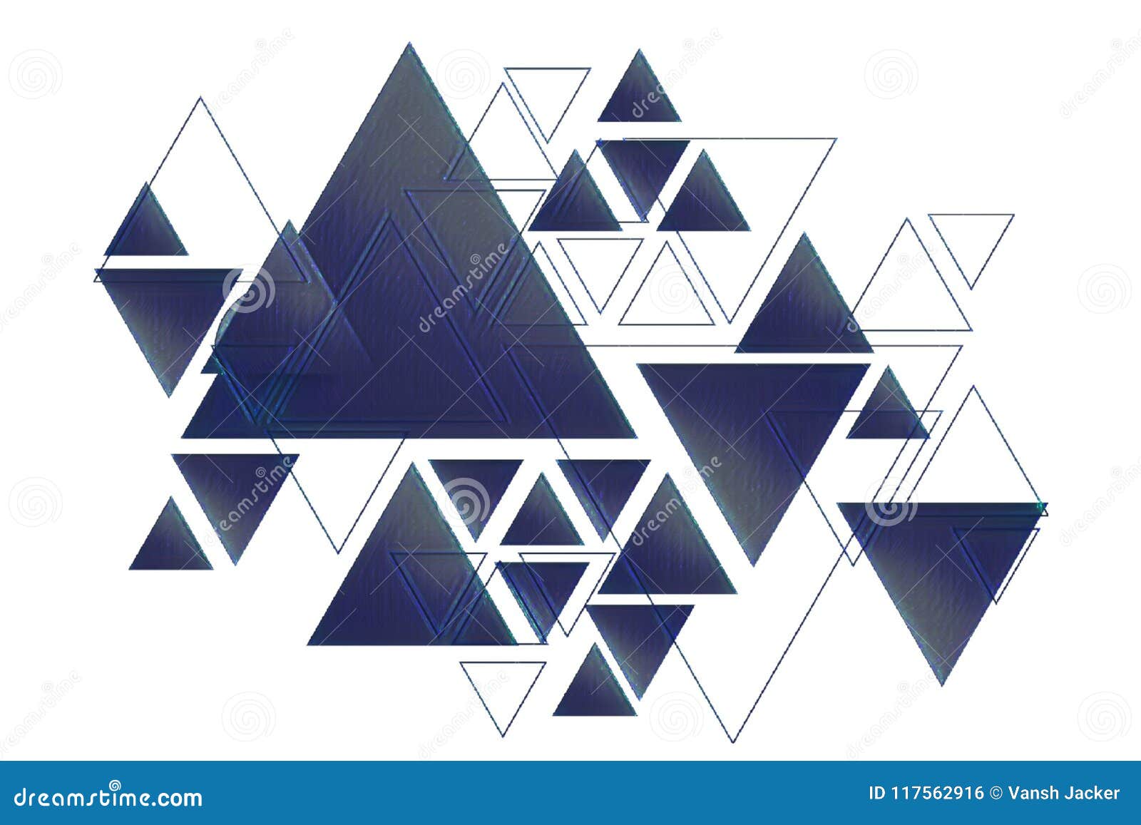 Triangle design background stock illustration. Illustration of ...