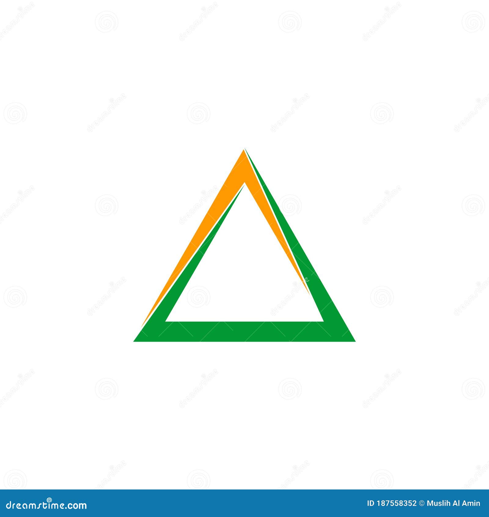 Triangle design element stock vector. Illustration of graphic - 187558352