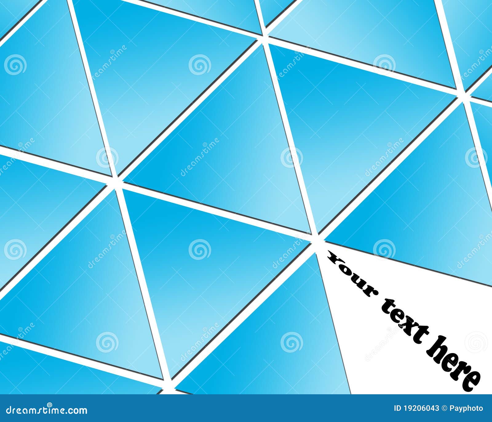 Triangle Design for You Website Stock Illustration - Illustration of ...